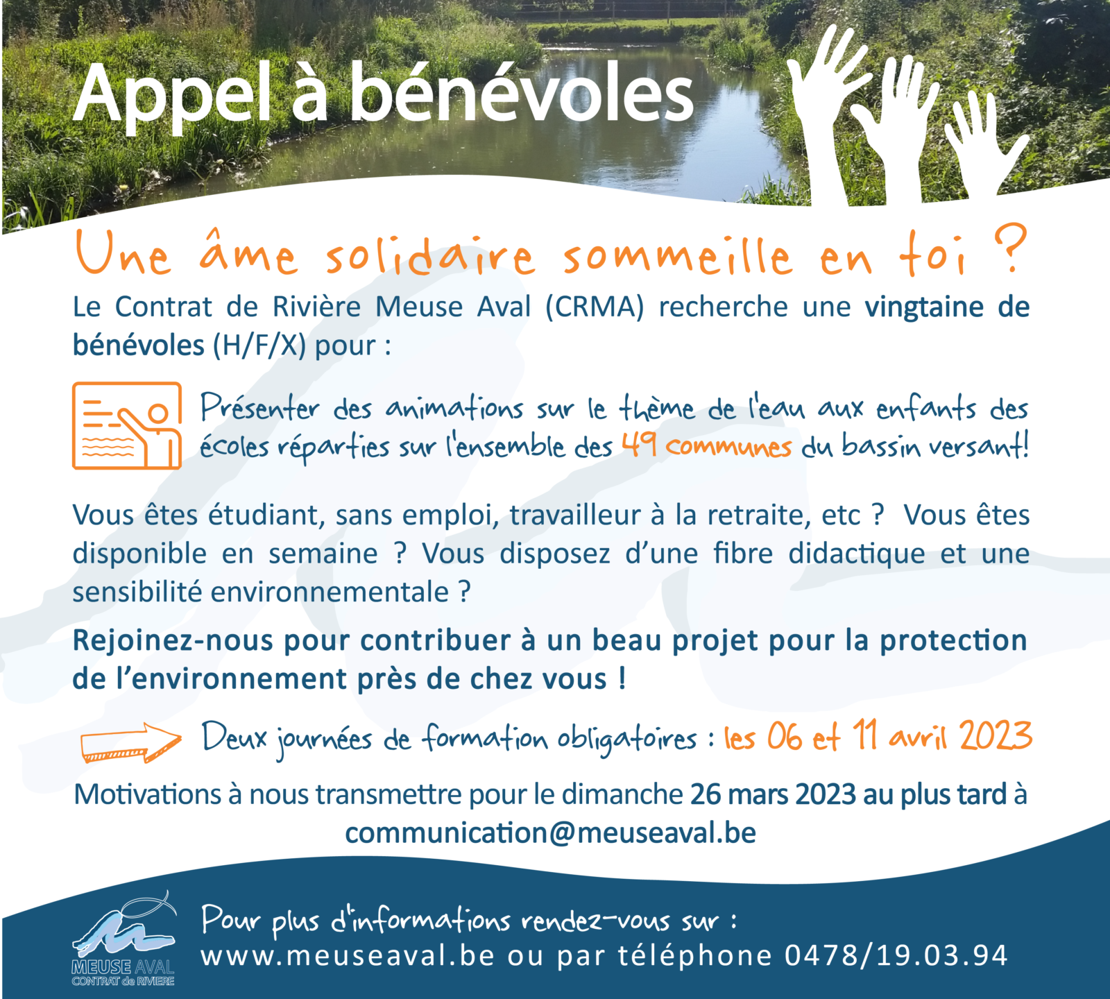 Le Contrat de Rivière Meuse Aval recherche 20 bénévoles – Gemeinde ...