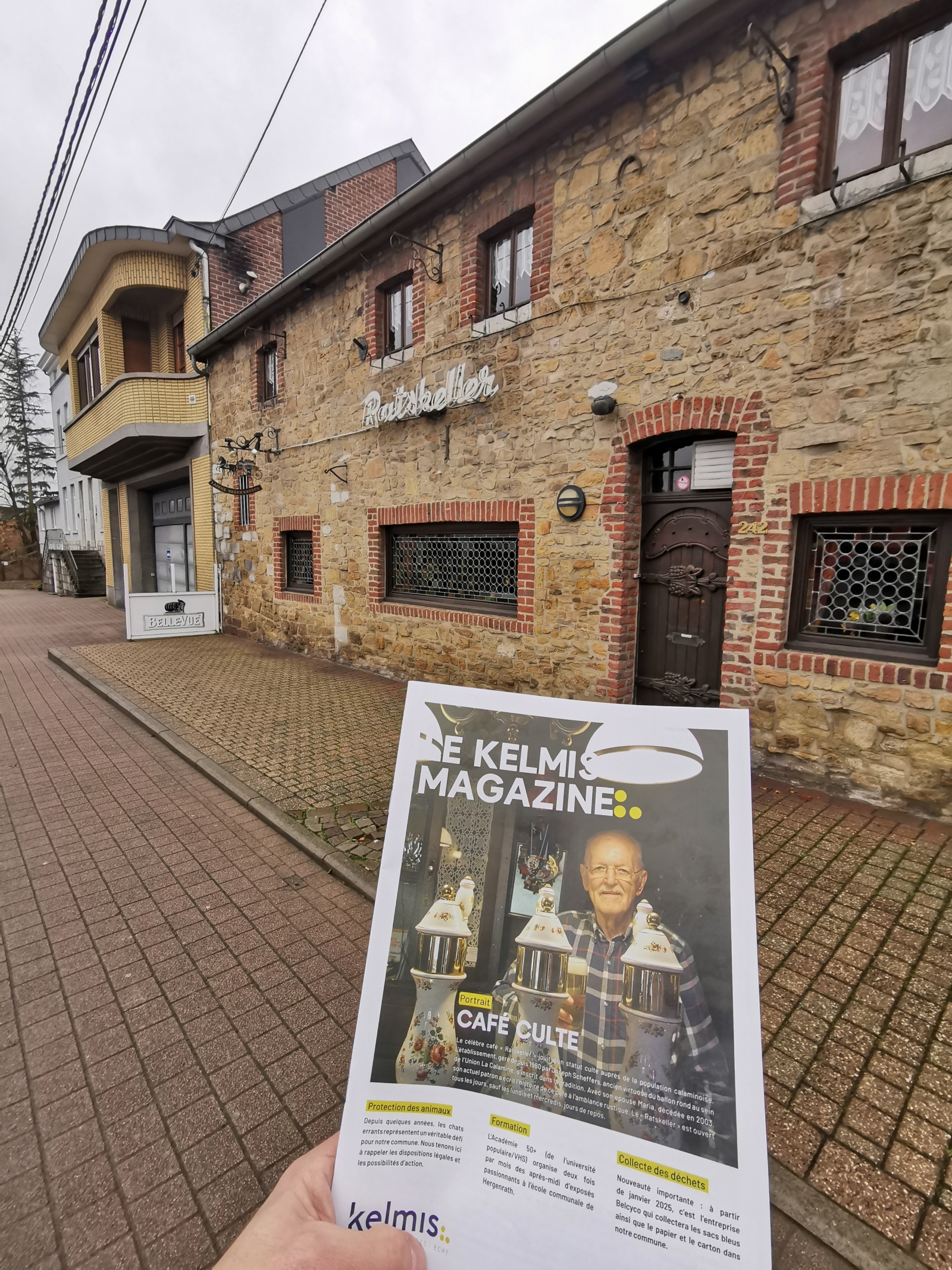 La Une du nouveau Kelmis magazine dédiée au café culte « Ratskeller ...